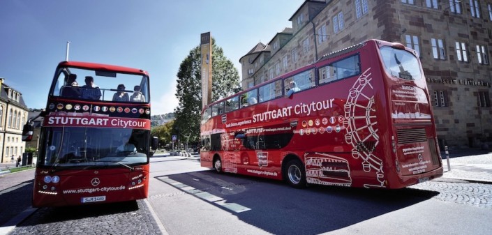 Stuttgart: Hop-on/Hop-off-Bus Stadtrundfahrt in 2025